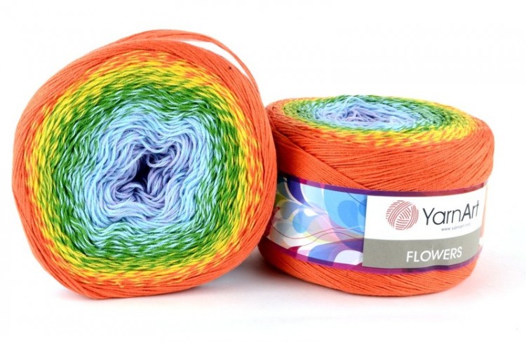 Купить пряжу YarnArt Flowers 255 от Ярнарт недорого!