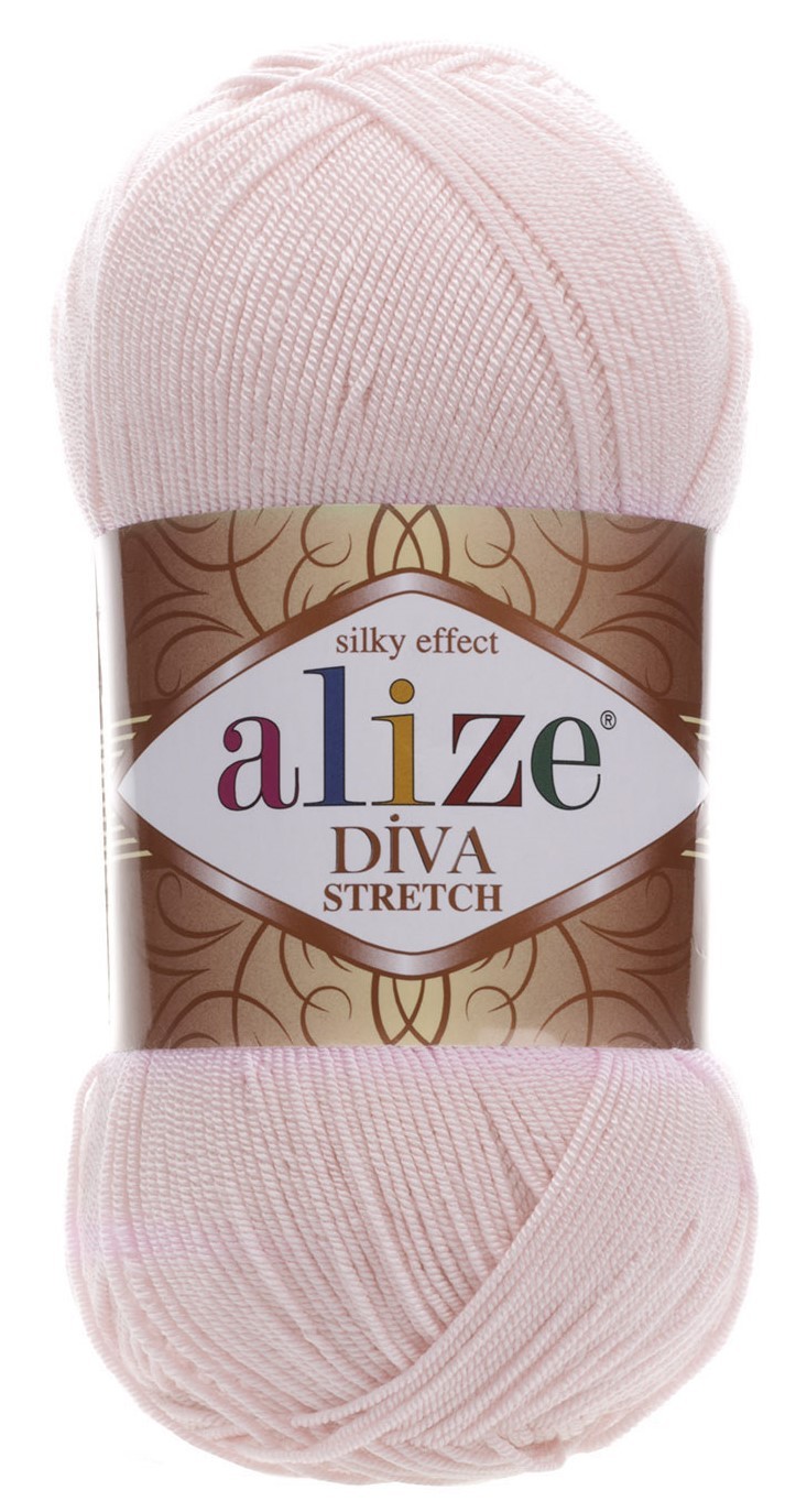 Пряжа Diva stretch Alize (382 розовый) Alize