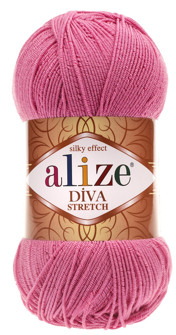 Пряжа Diva stretch Alize (178 розовый) Alize